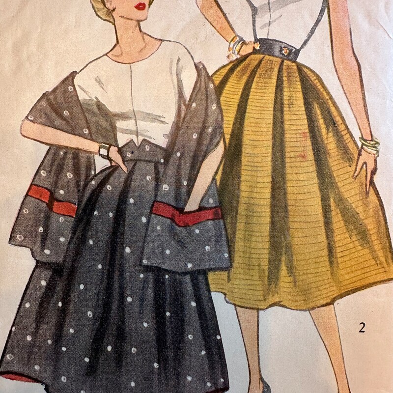 1950s Skirt Pattern - Etsy