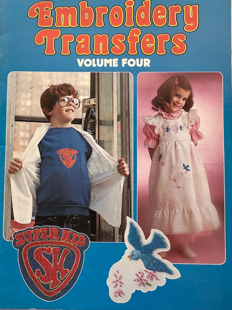 Embroidery Transfers Volume Four / Leisure Arts Leaflet 71 / Vintage ...