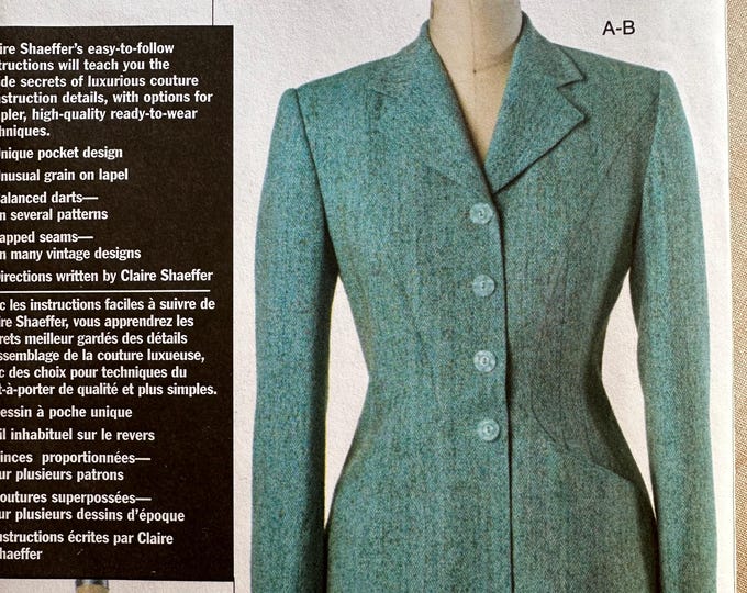 Vogue 7908 Claire Shaeffer's Custom Couture Collection / Misses' Jacket ...