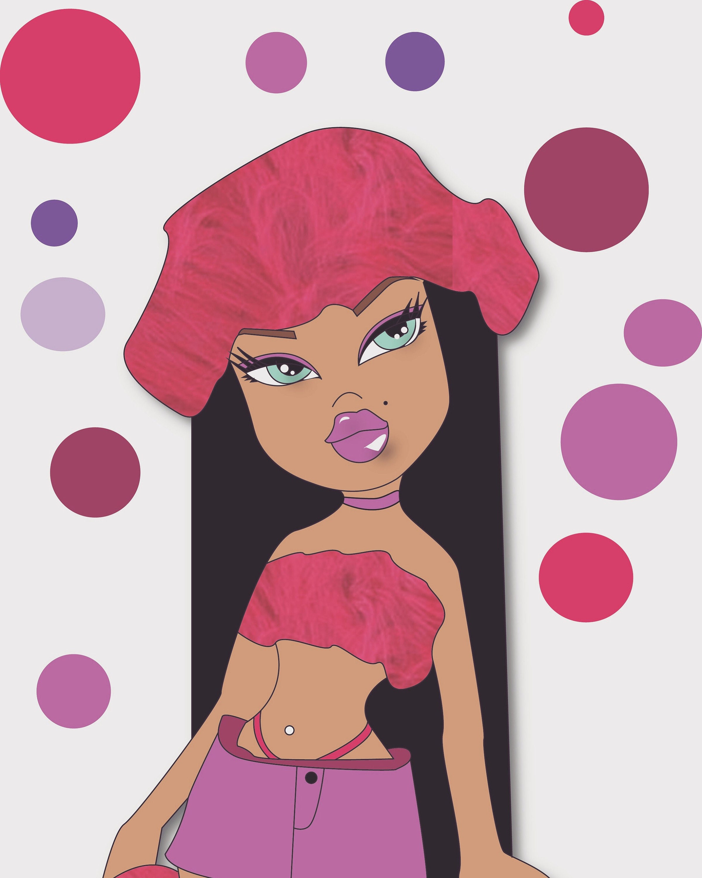 Make yourself into a Bratz doll Custom Bratz doll portrait of | Etsy