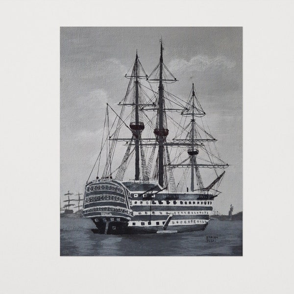 Hms Victory Poster - Etsy