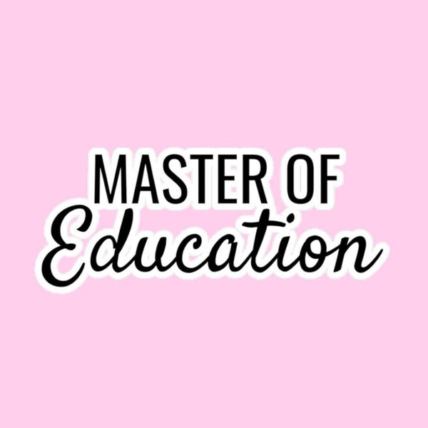 Masters of Education - Etsy