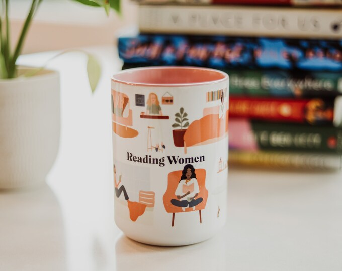 Reading Women Mug - Etsy