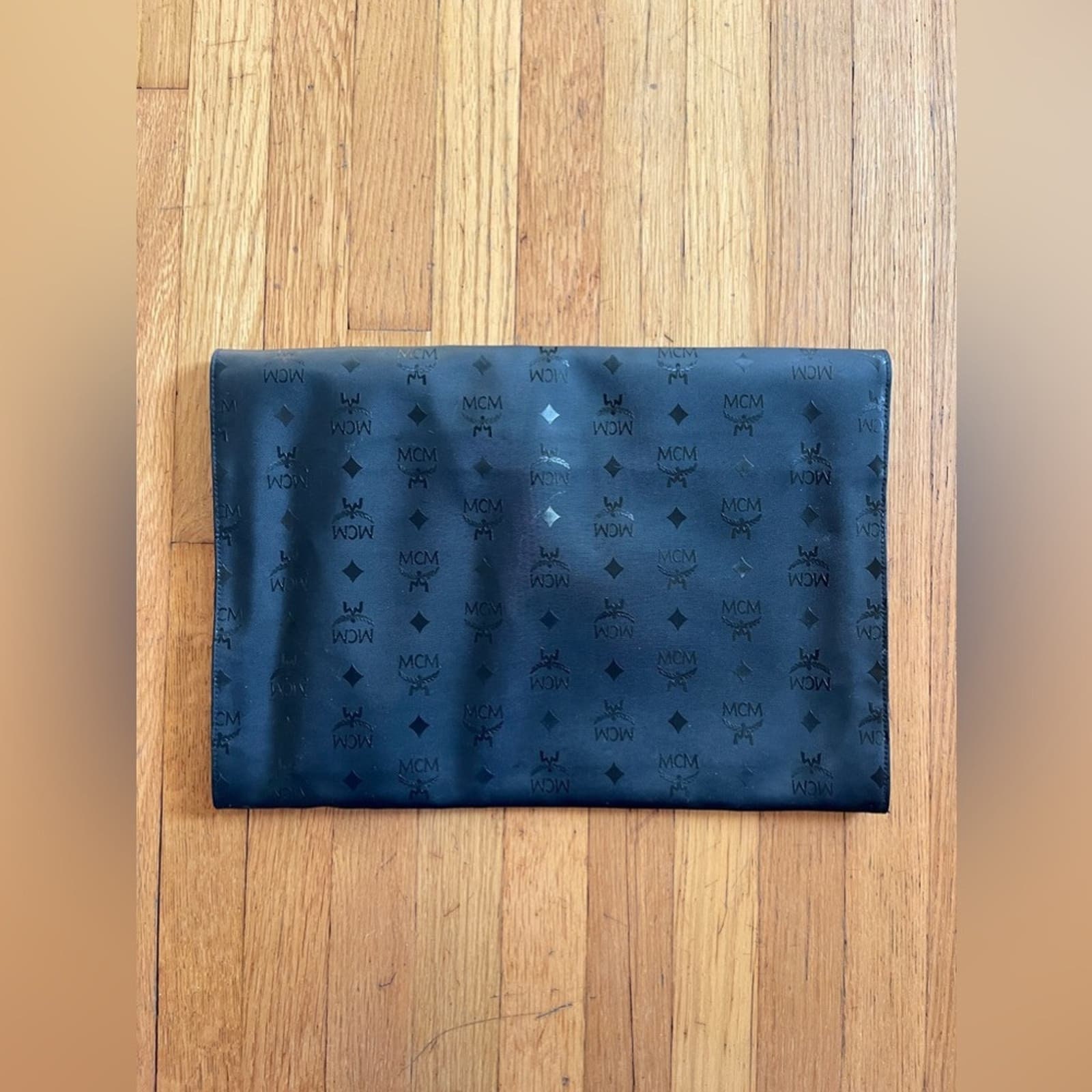 80s Vintage Black MCM Envelope Style Soft Briefcase With Key - Etsy