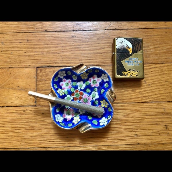 Hand Painted Ashtray - Etsy