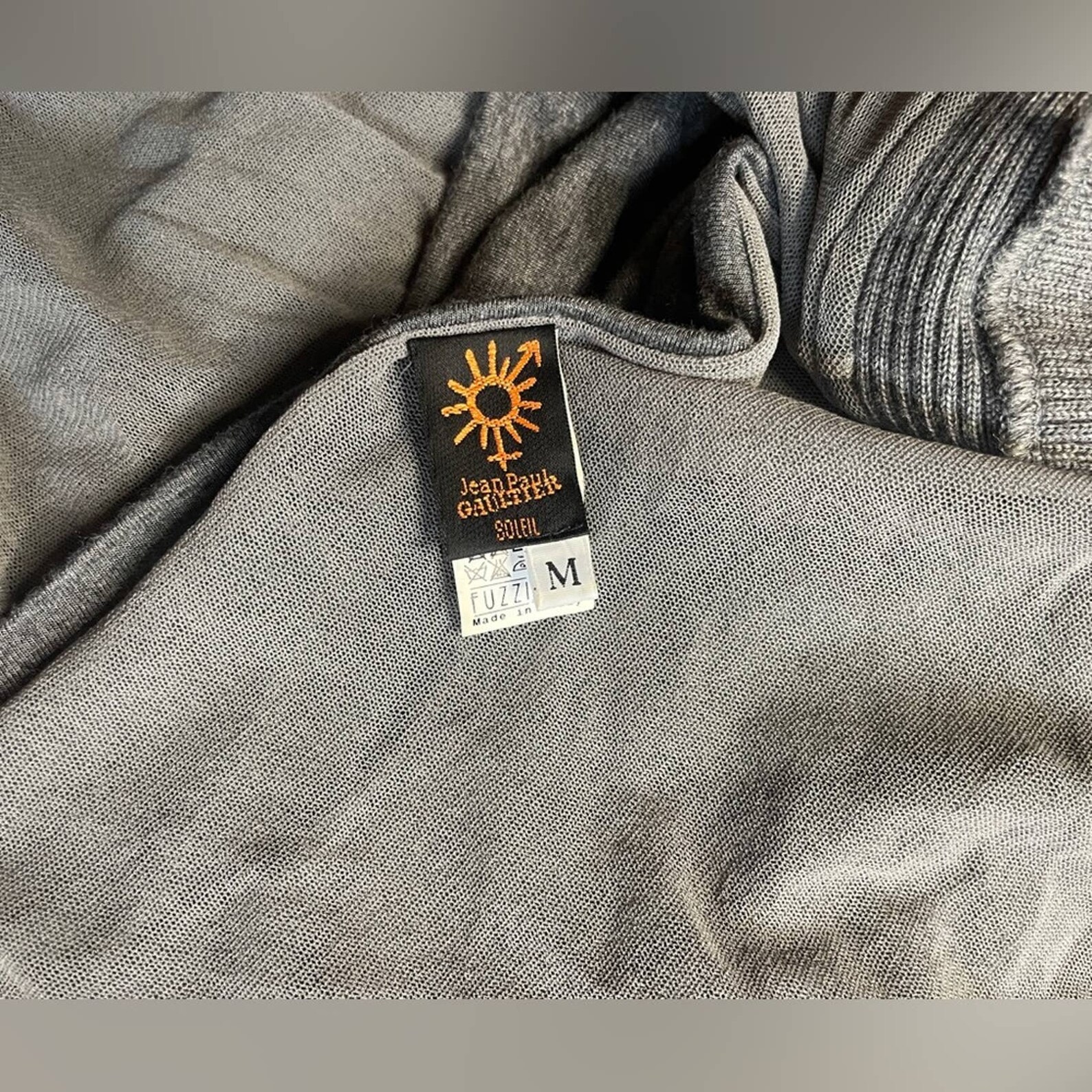 Y2K Vintage Jean Paul Gaultier Soliel Grey Knit Dress - Etsy