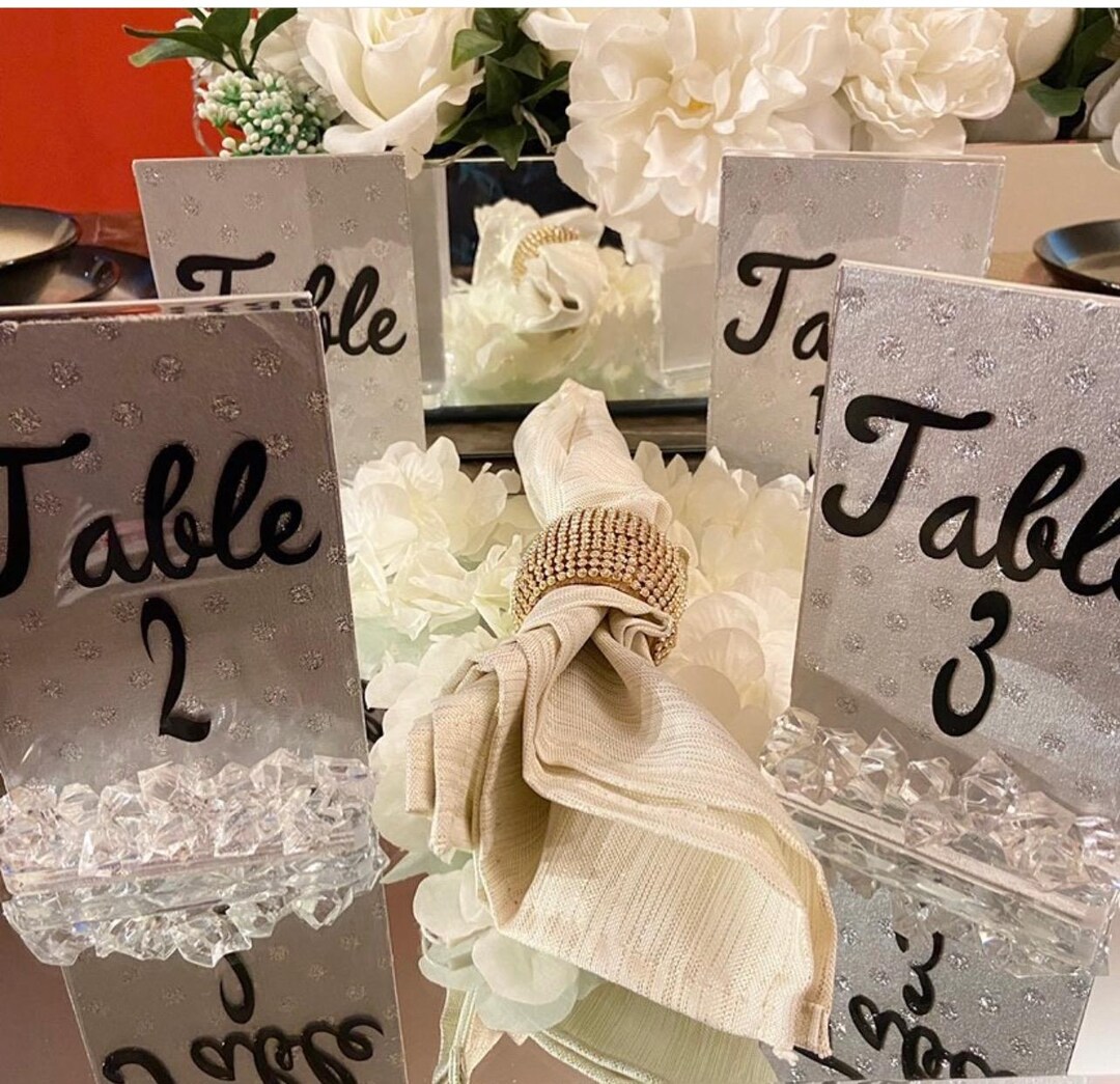 Table Numbers for Weddings and Parties - Etsy