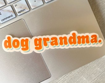 Dog Grandma Sticker | Etsy