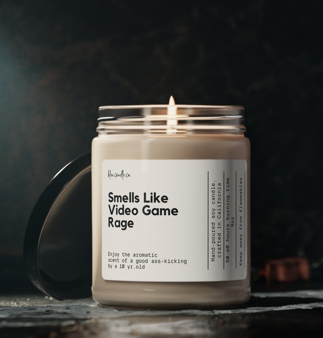 Video Game Rage, Funny Gamer Gift Candle, Gift for Video Game Lover ...