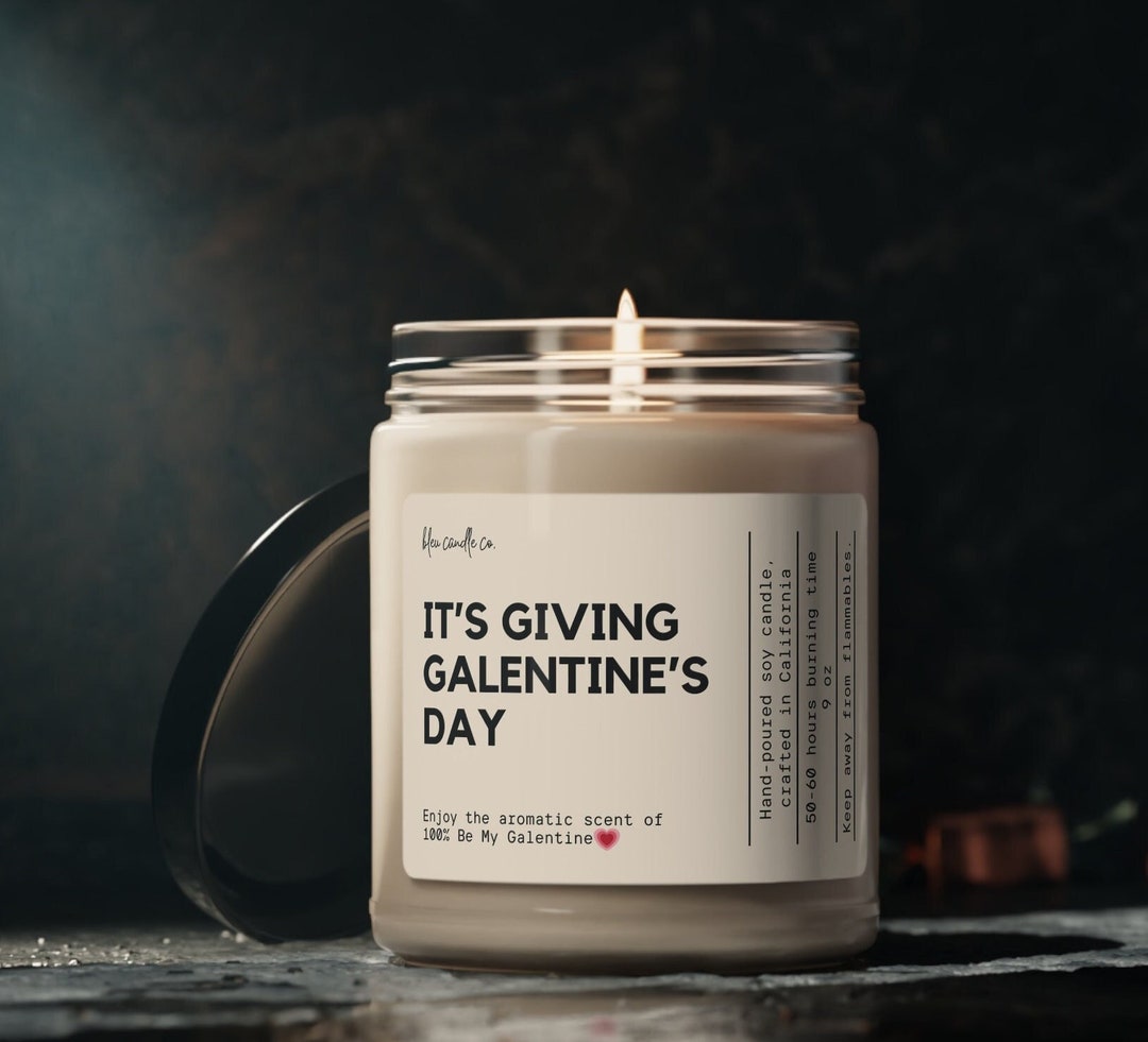 Galentine's Day, It's Giving Galentine's Day, Galentine's Day Candle ...