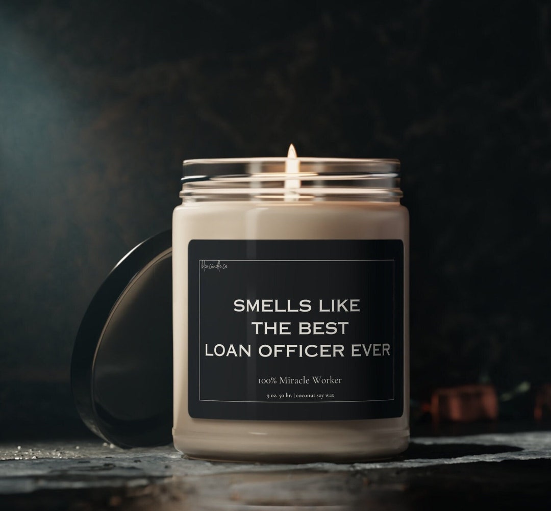 Loan Officer Gift, Loan Officer Candle, Banker Gift, Gift for Loan ...