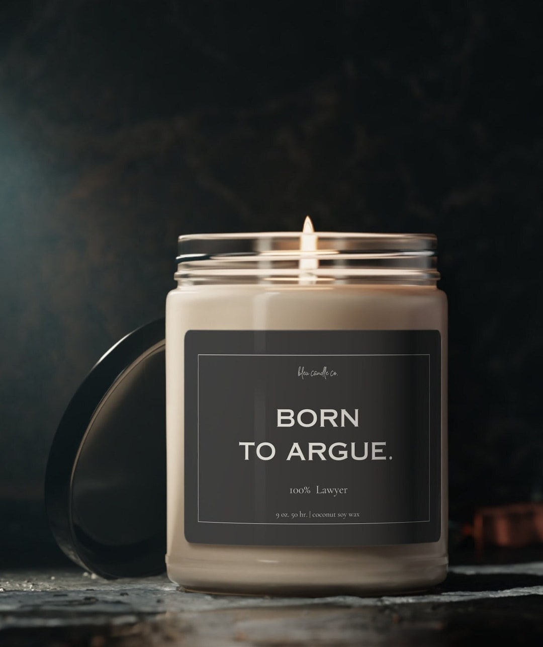 Born to Argue, Lawyer Gift, Lawyer Candle, Law School Acceptance ...