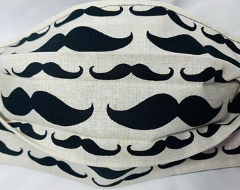 Mustache Face Mask | Etsy