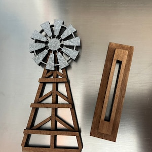 Farmhouse Rustic Windmill Shelf Sitter Barn Decor - Etsy