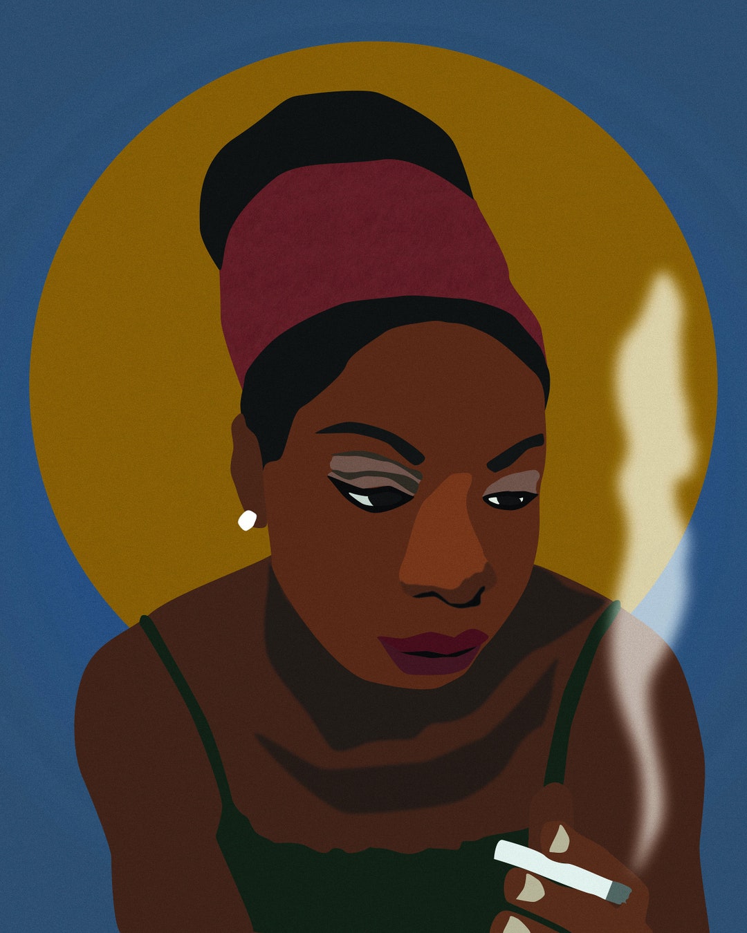 Nina Simone Illustration - Etsy
