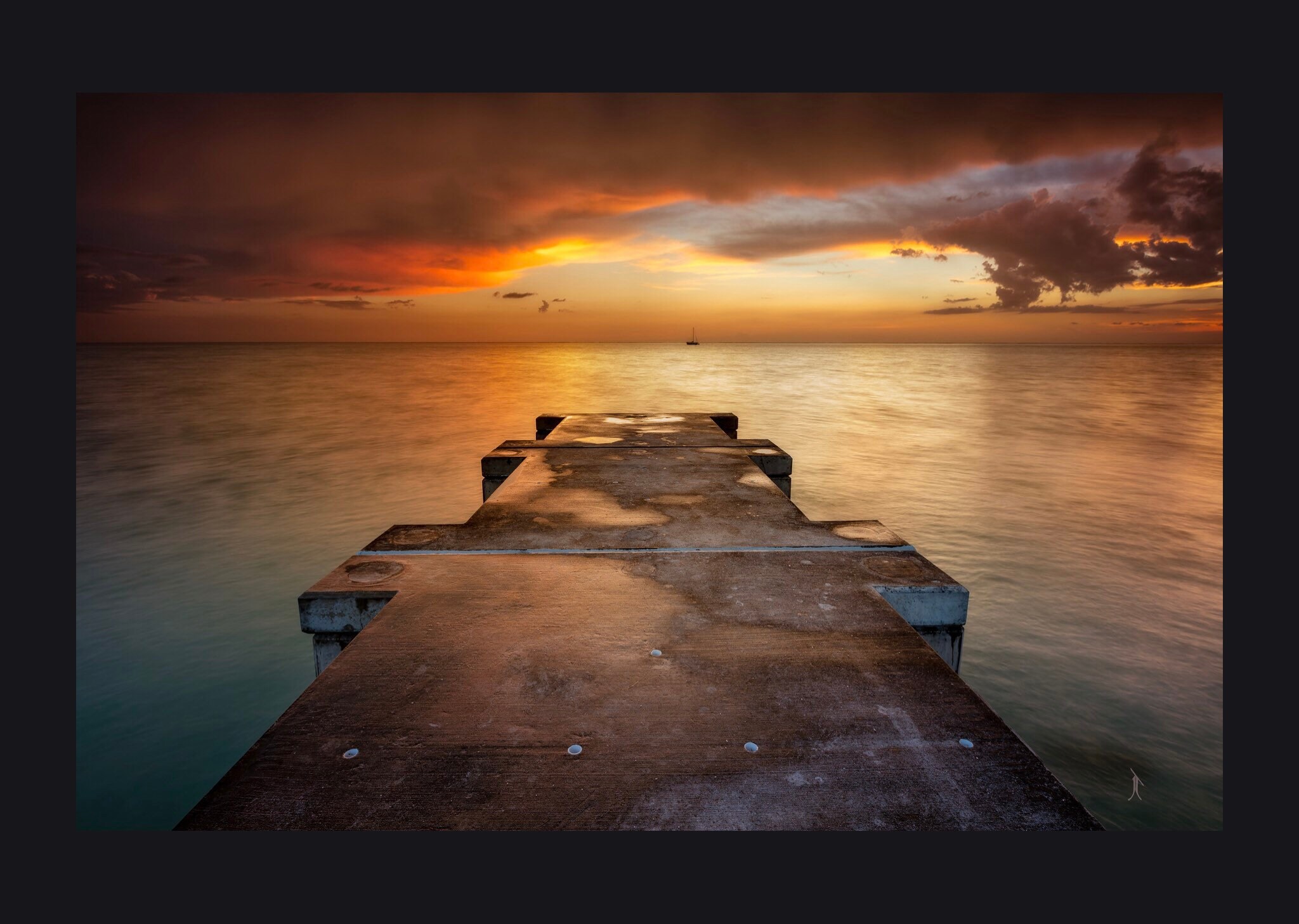 Sunset at Longboat Key Pier Digital Download,florida Beaches,sunset ...
