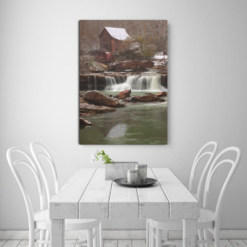 Babcock State Park Grist Mill Winter Digital Download,glade Creek,west ...