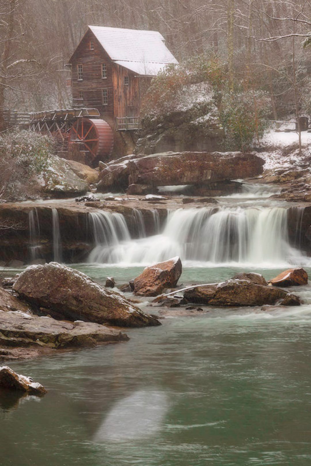 Babcock State Park Grist Mill Winter Digital Download,glade Creek,west ...