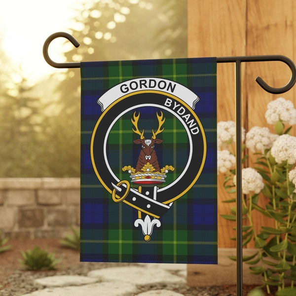 Gordon Family Crest Flag - Etsy