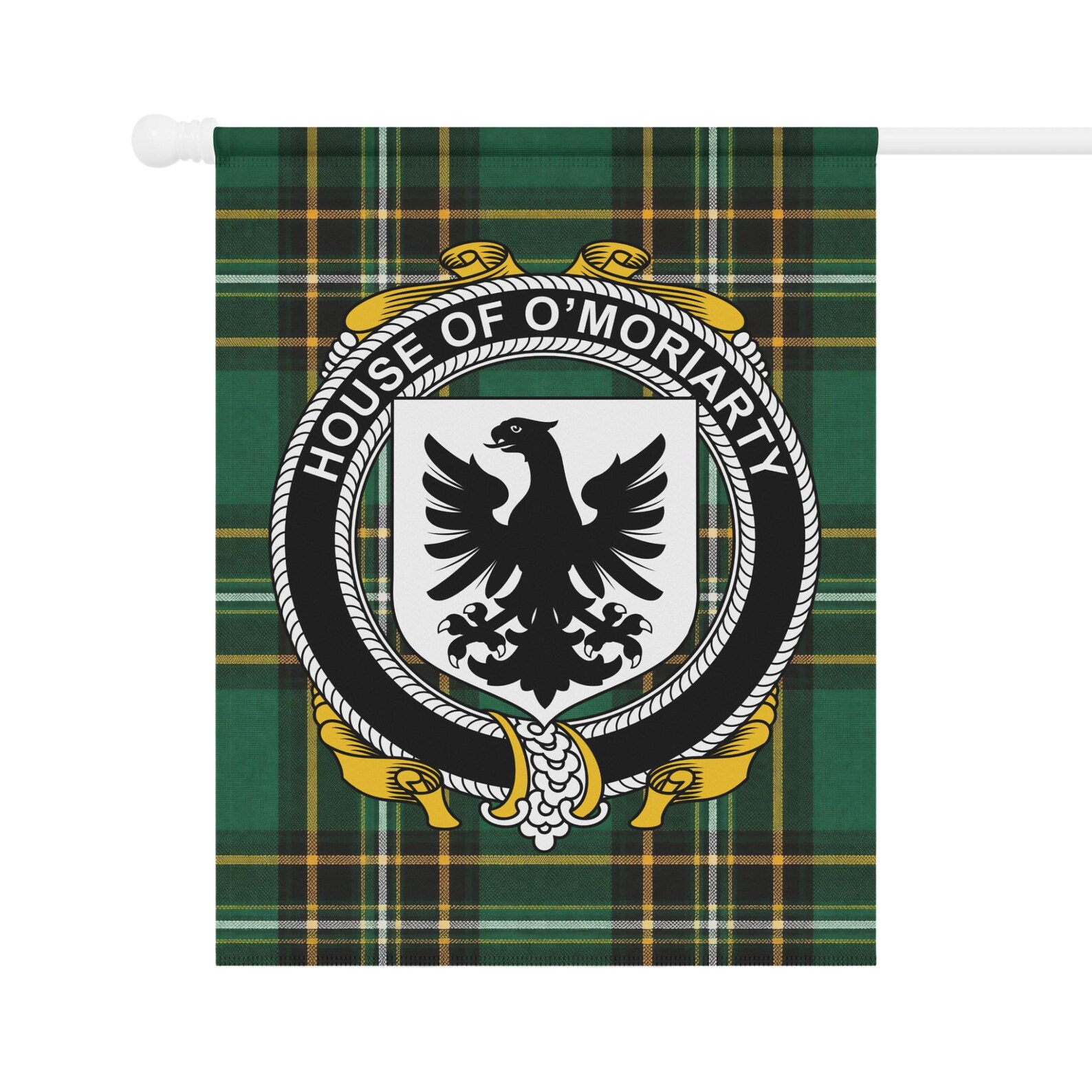 O'moriarty Irish Family Crest Garden Flag, Ireland Heritage Yard Flag ...