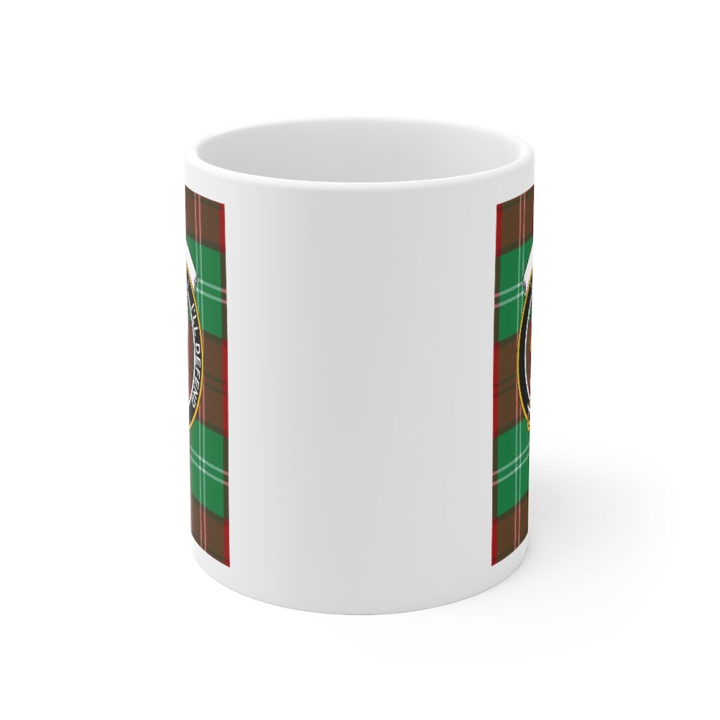 Clan Lennox Scottish Tartan Crest Mug | Etsy