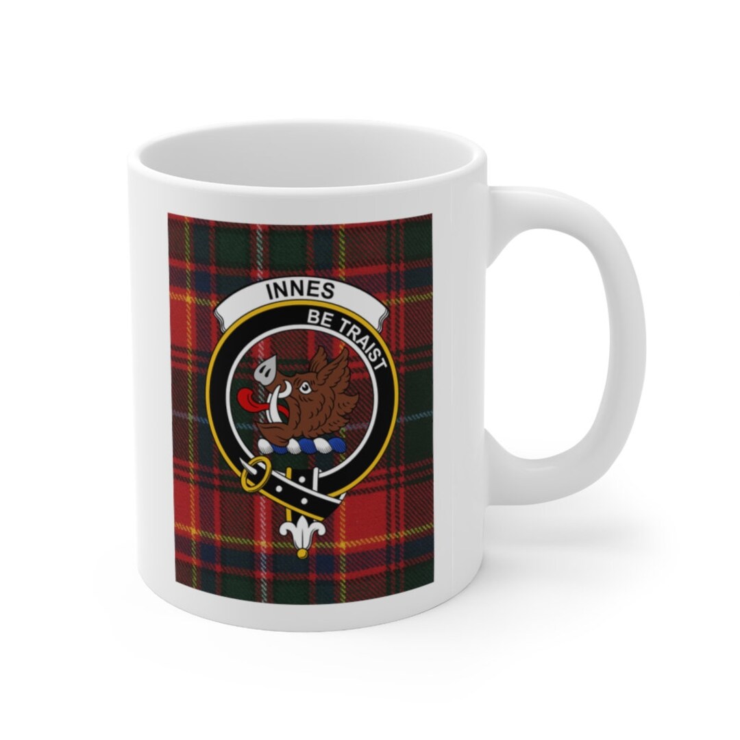 Clan Innes Scottish Tartan Mug - Etsy