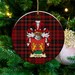 Young Scottish Clan Bell Ornament, Unique Scottish Clan Symbol, Double ...