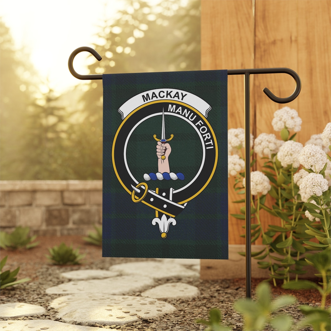 Mackay Clan Scottish Tartan Flag, Scottish Clan Garden Banner, Scottish ...