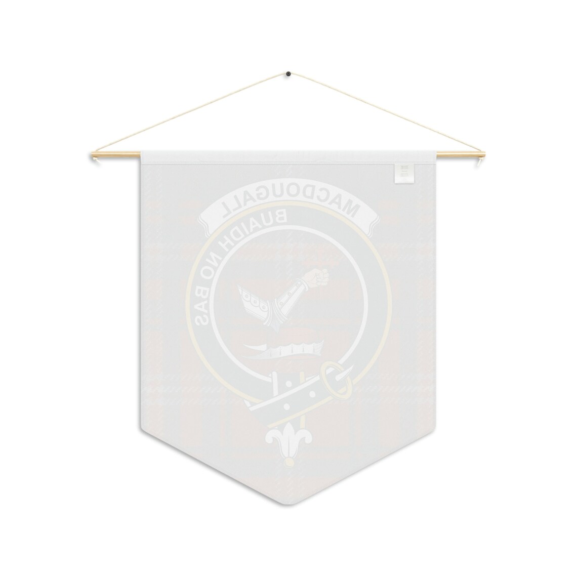 Macdougall Clan Tartan Pennant: Scottish Family Crest Wall Hanging - Etsy