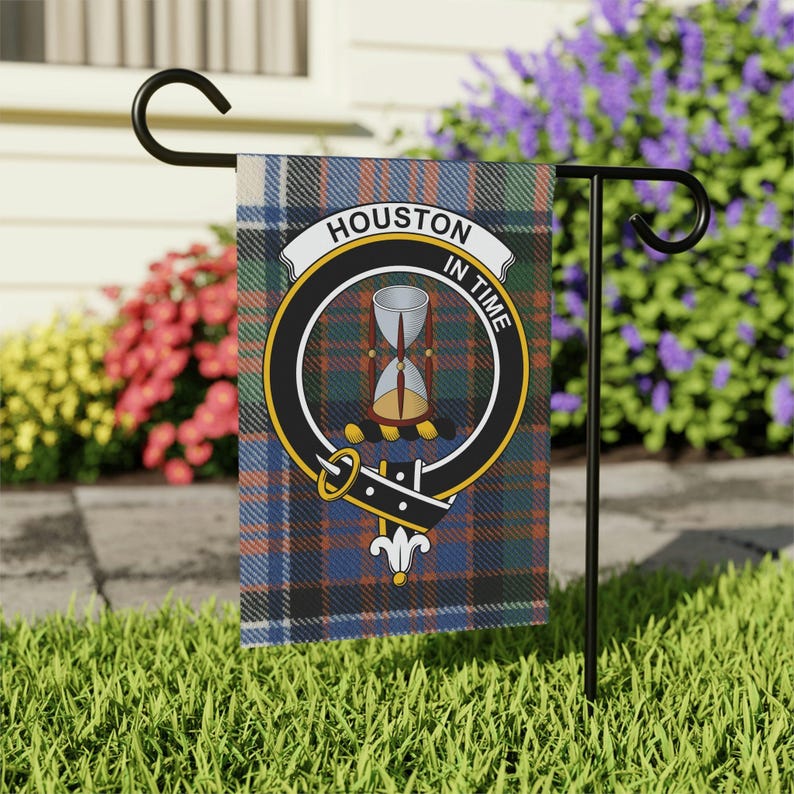 Houston Clan Tartan Garden Flag: Scottish Heritage Decor - Etsy