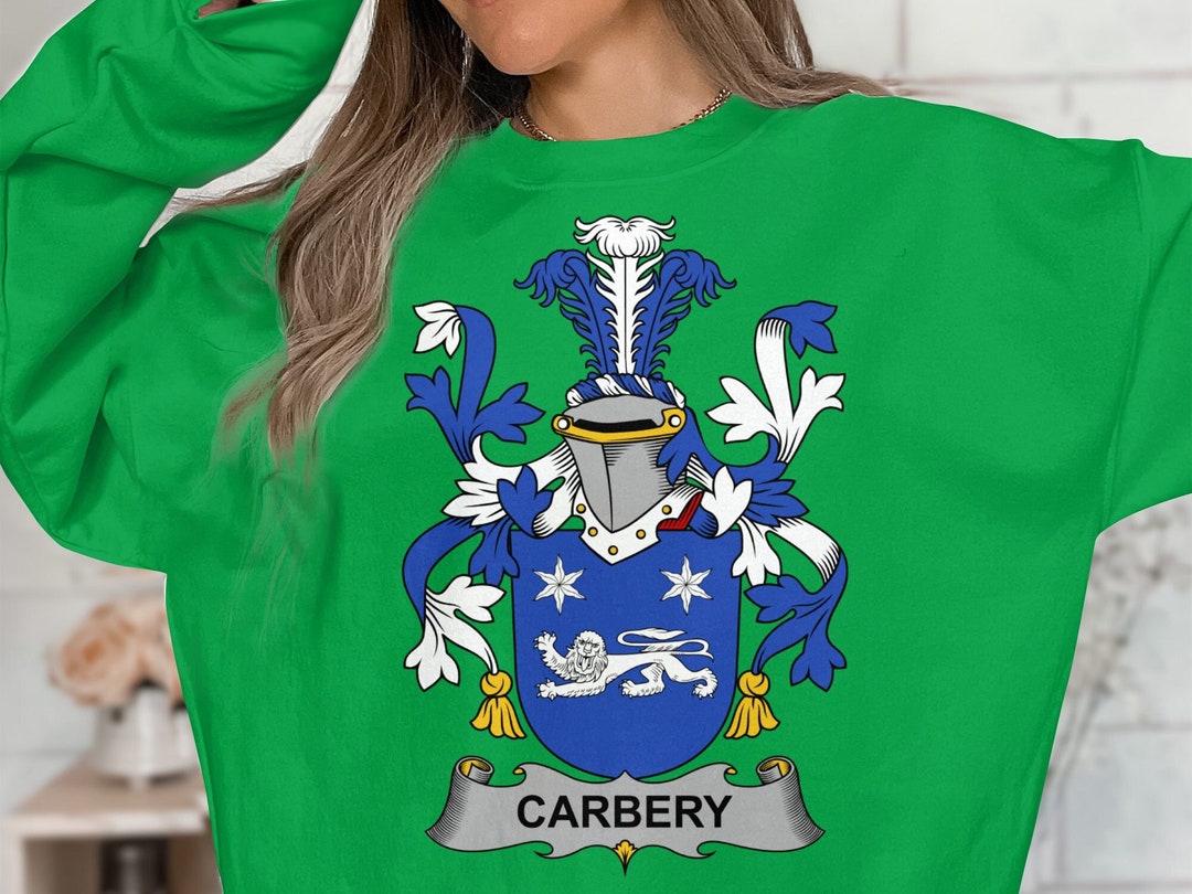 Personalized Irish Surname Carbery Crest T-shirt, St. Patrick's Day ...