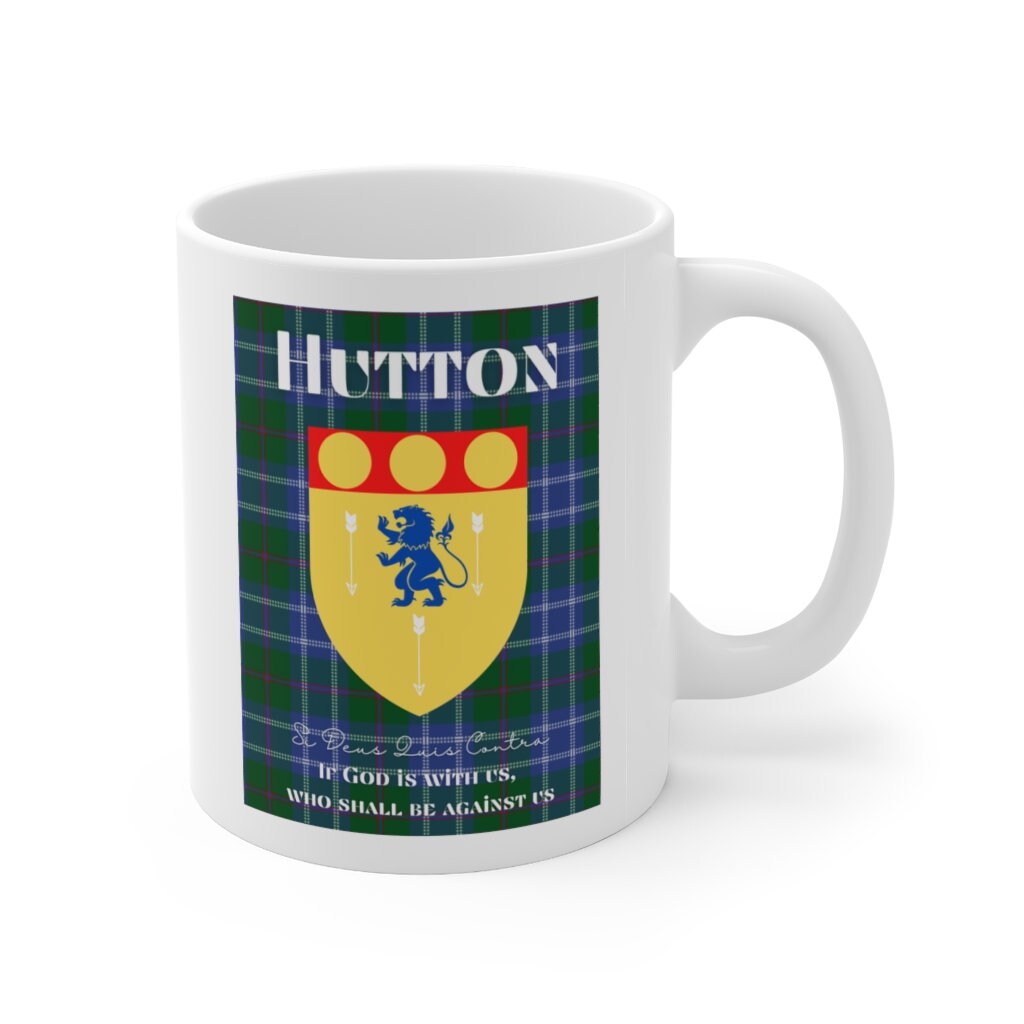 Clan Hutton Scottish Tartan Mug | Etsy