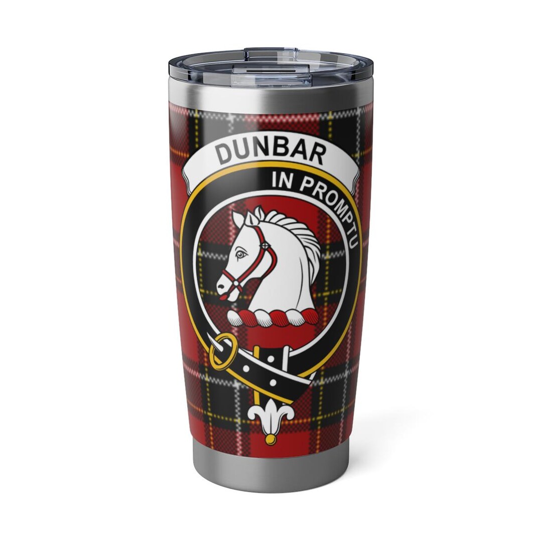 Dunbar Clan Crest 20 Oz Stainless Steel Travel Tumbler | Tartan - Etsy