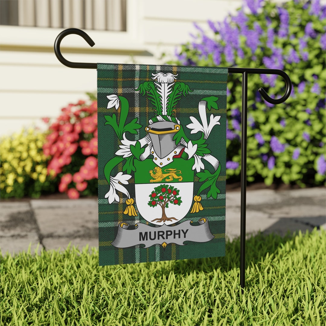 Murphy Coat of Arms Irish Garden & House Banner, Irish Tartan Flag ...