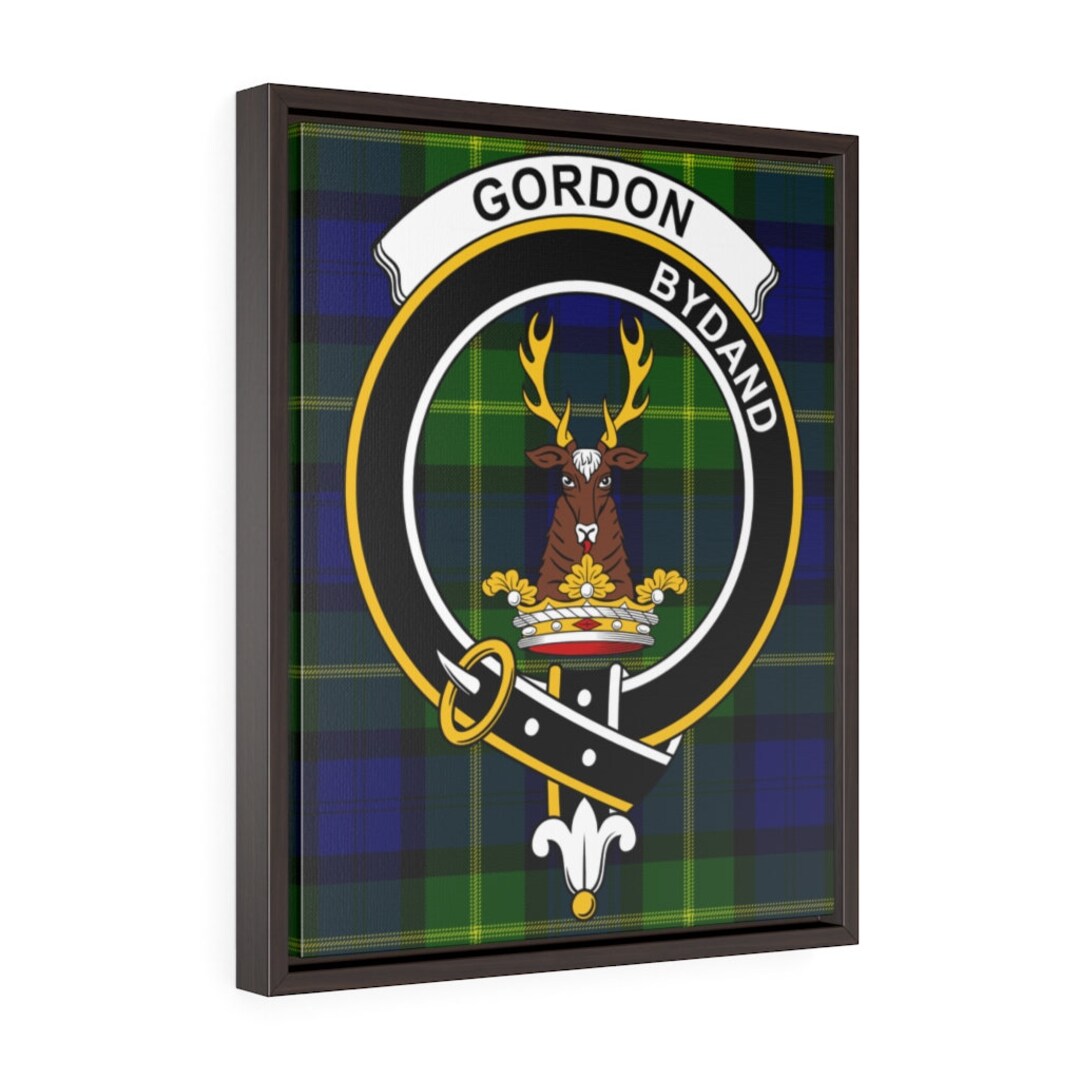 Clan Gordon Tartan Scottish Crest Wall Canvas - Etsy Österreich