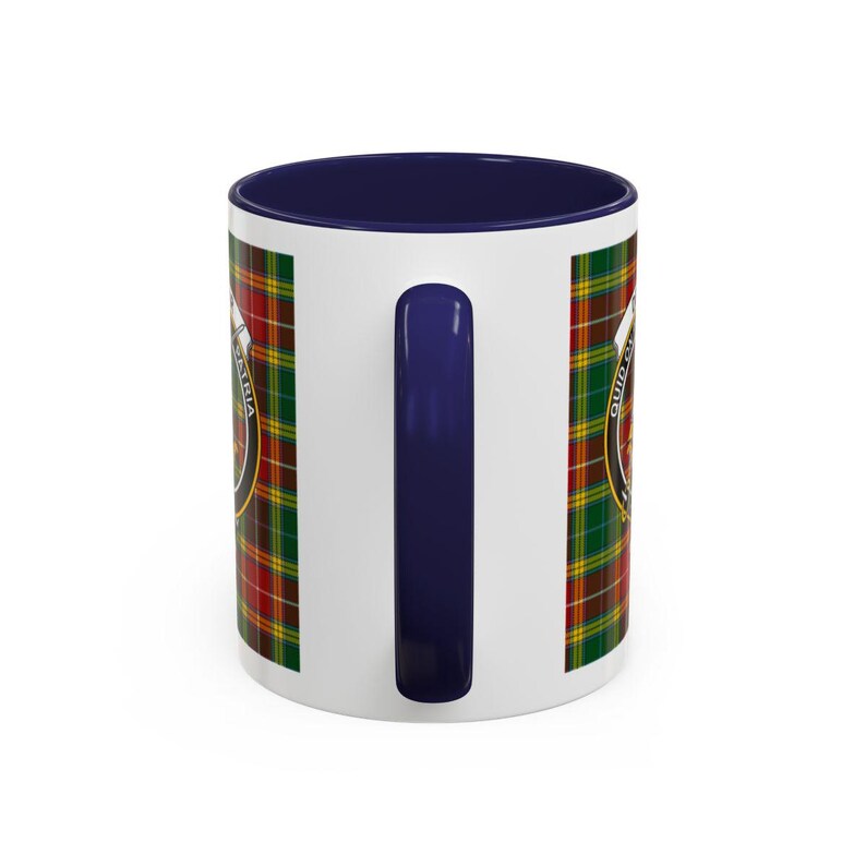 Dewar Clan Mug, Scottish Tartan, Family Crest, Premium Accent Mug ...