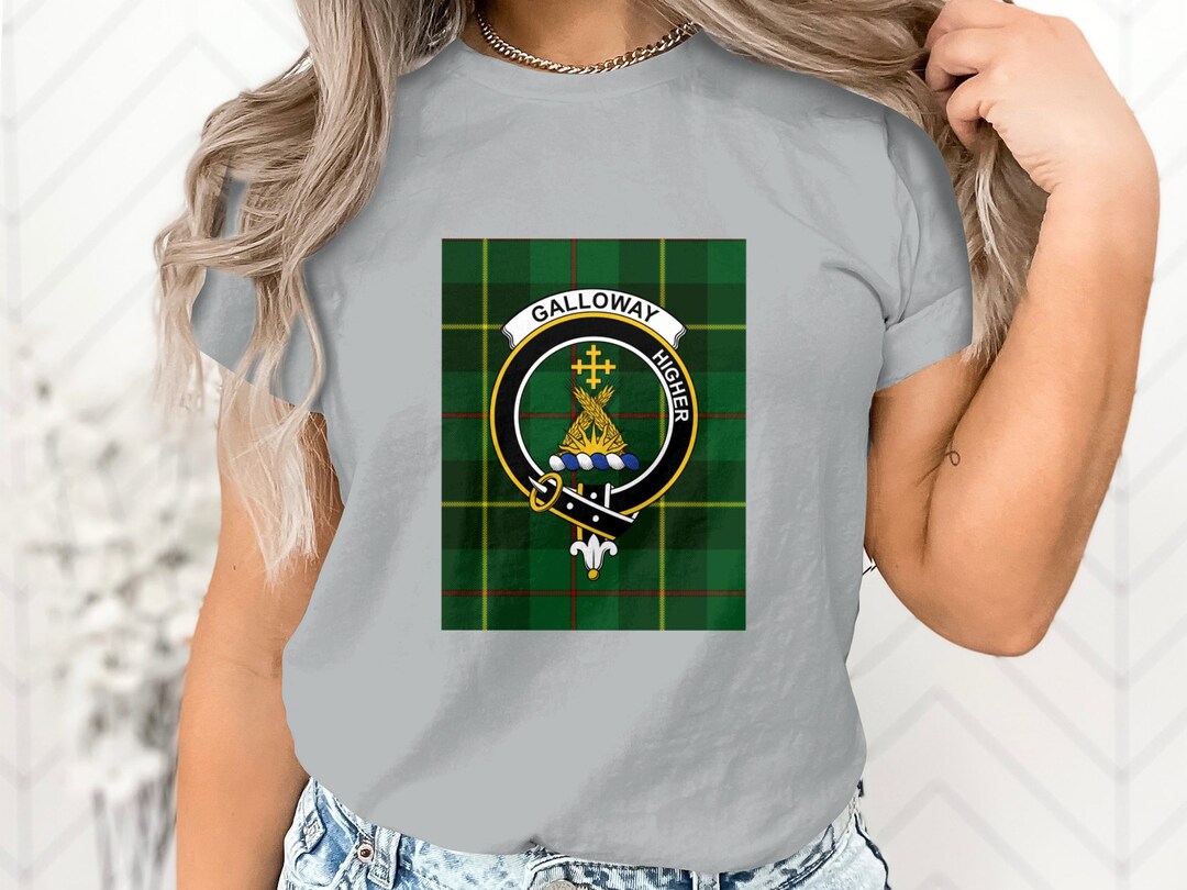 Scottish Clan Galloway Crest T-shirt, Unisex Heritage Sweatshirt ...