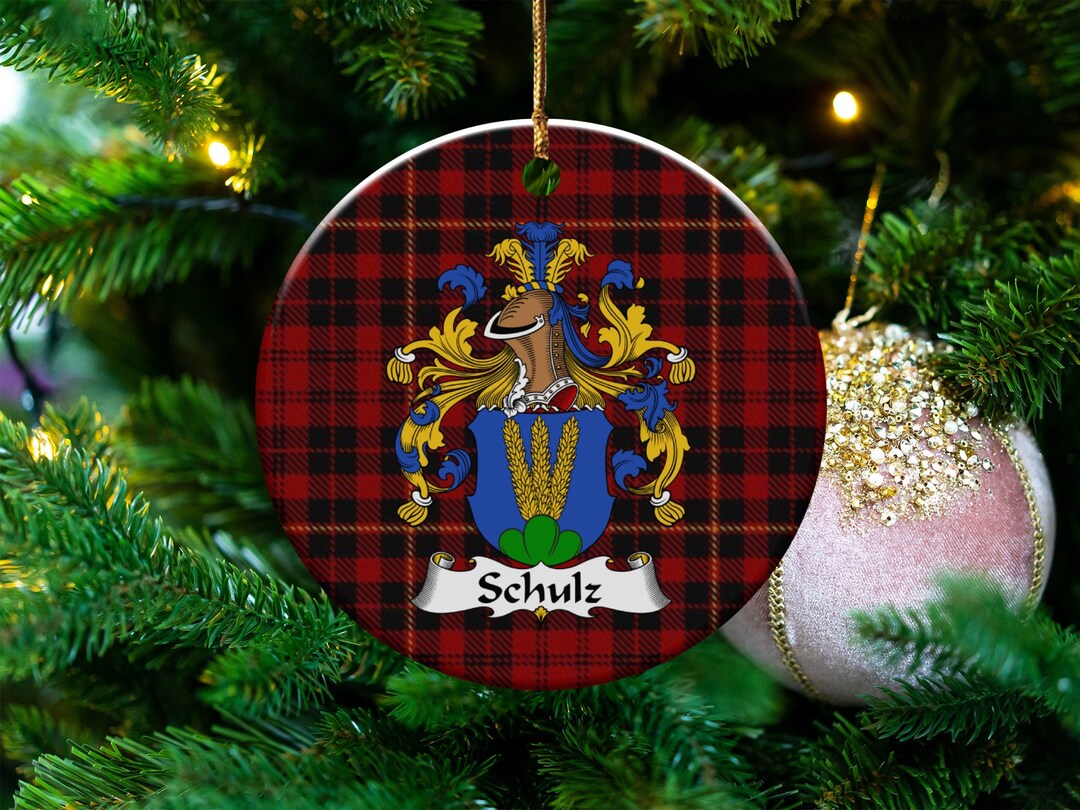 Schulz Family Crest, Custom Surname Option, Personalized Mug, T-shirt ...