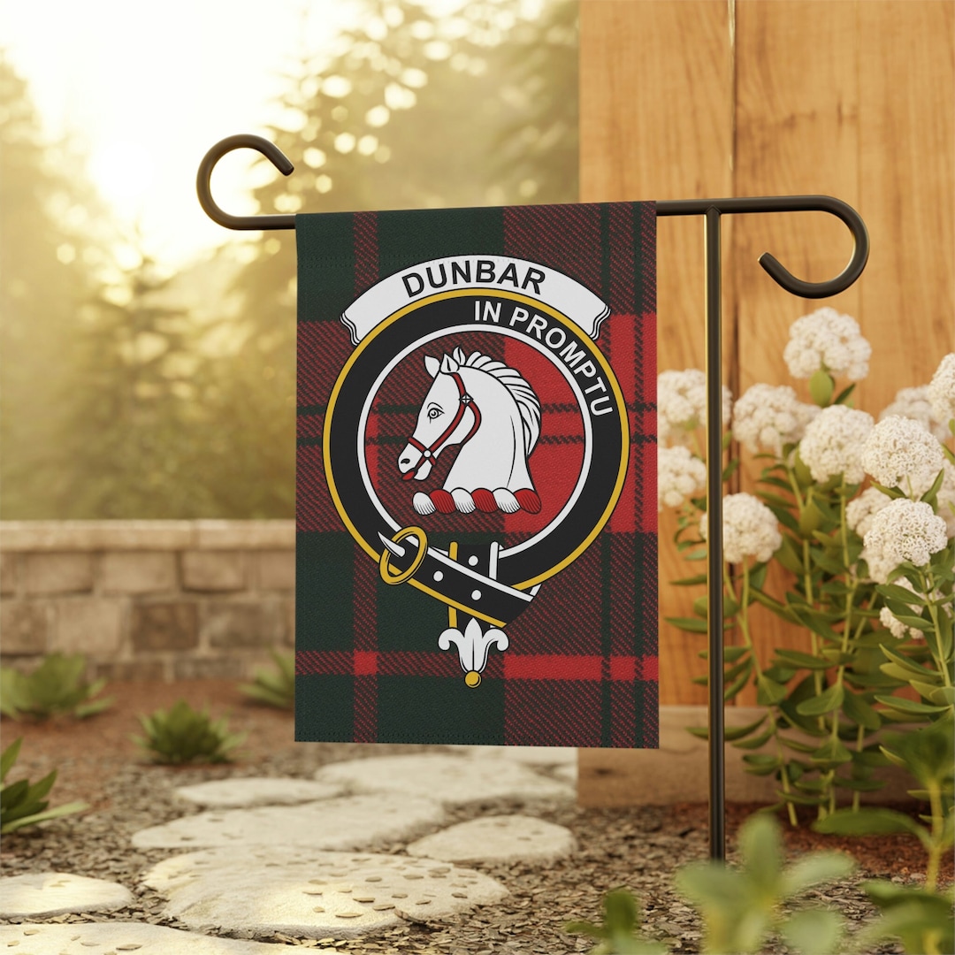 Dunbar Clan Scottish Tartan Flag, Dunbar Garden Banner, Scottish Flag ...