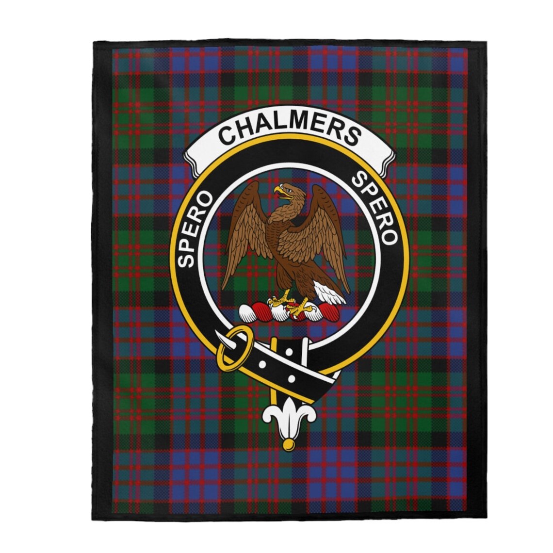 Clan Chalmers Scottish Tartan Blanket Scottish Clan Gift - Etsy