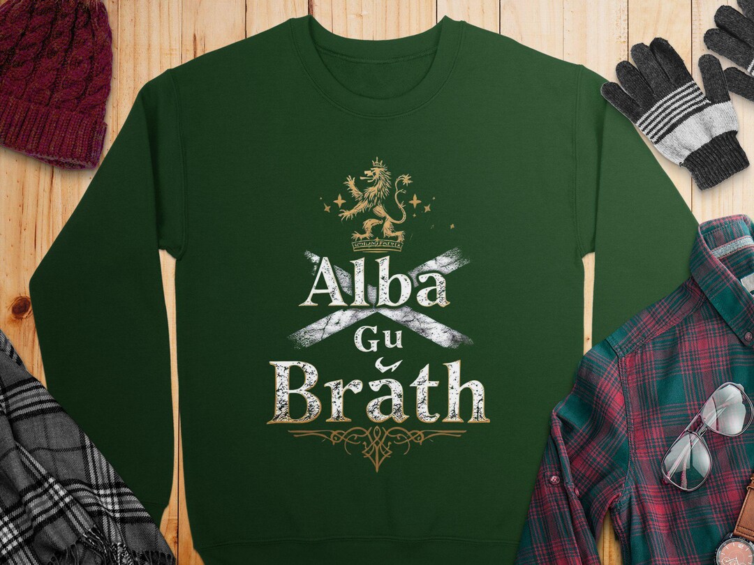 Alba Gu Brath Shirt, Scottish Pride Apparel, Lion Rampant Tee, Alba ...