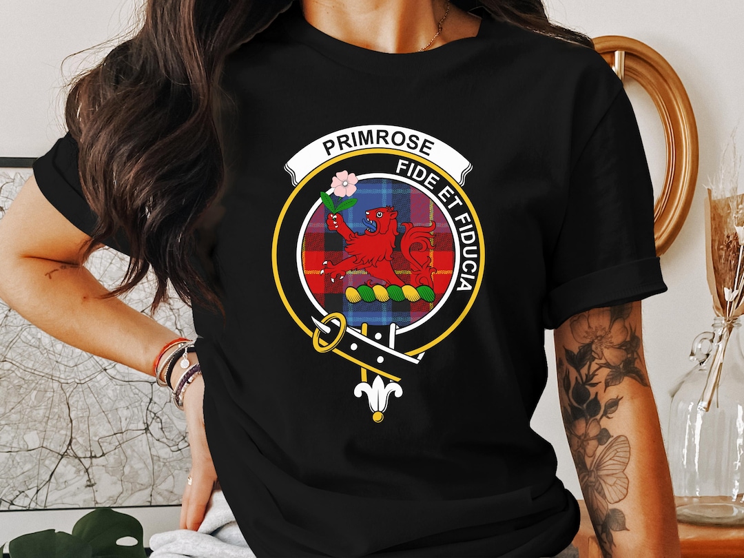 Primrose Clan Crest T-shirt,sweatshirt,hoodie , Scottish Lion Rampant ...