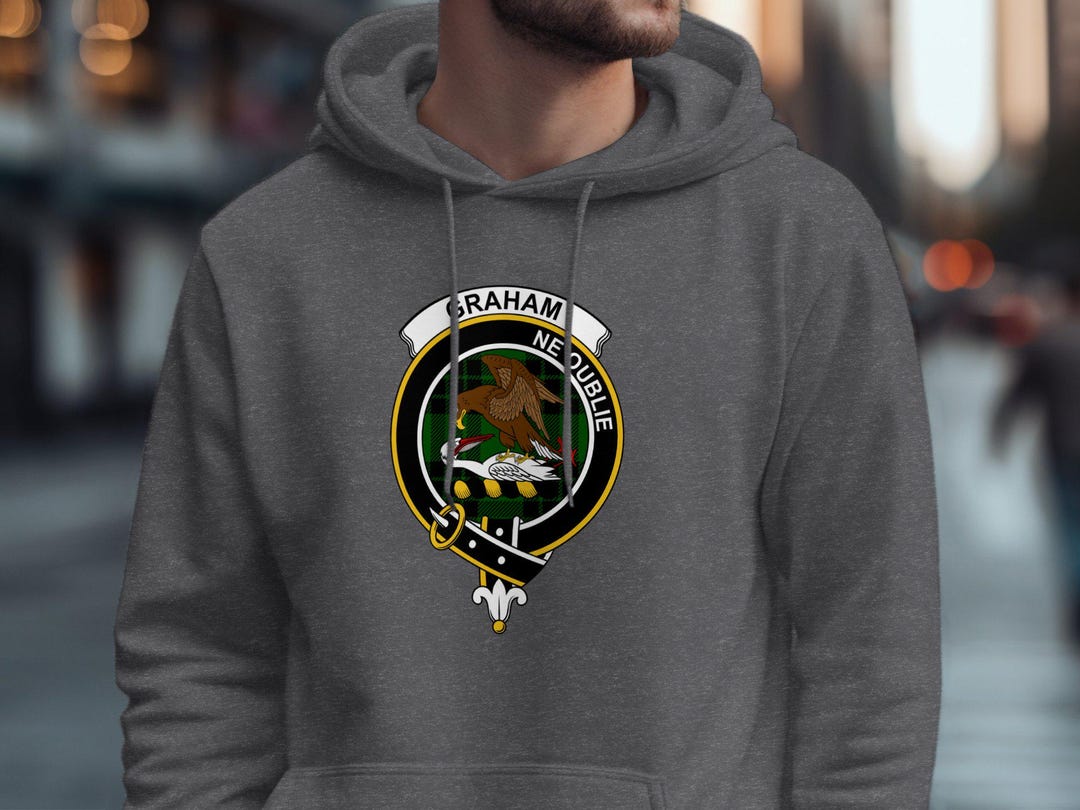 Scottish Clan Name Graham Hoodie, Scottish Pride Sweatshirt, Highland ...