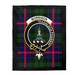 Clan Morrison Scottish Tartan Crest Blanket, Scottish Clan Gift, Soft ...