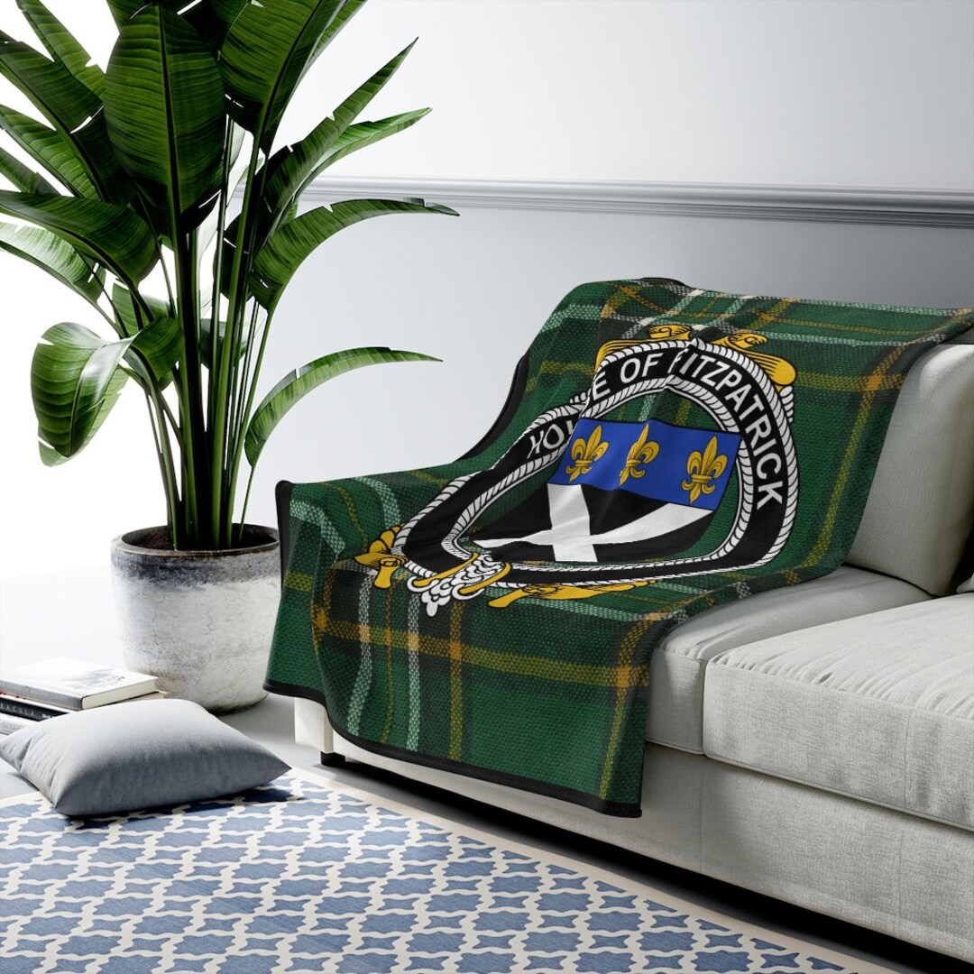 House of Fitzpatrick Irish Tartan Blanket, Soft Irish Blanket, Irish ...