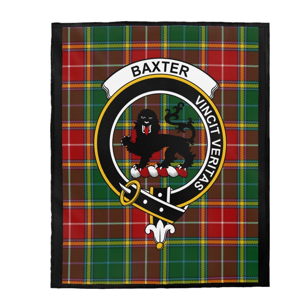 Clan Baxter Scottish Tartan Plush Blanket Scottish Clan Gift - Etsy UK