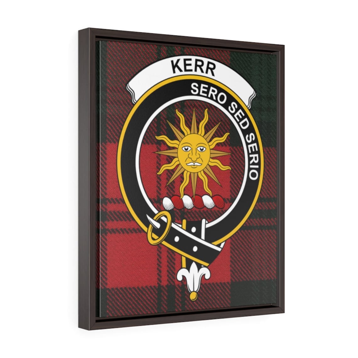 Clan Kerr Tartan Scottish Wall Canvas - Etsy
