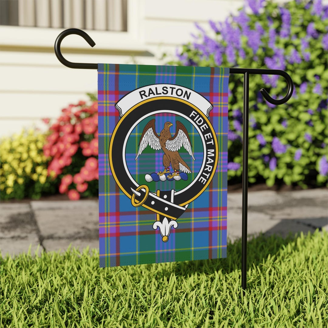 Scottish Clan Garden Flagge Banner, Ralston Clan Garten Flagge ...
