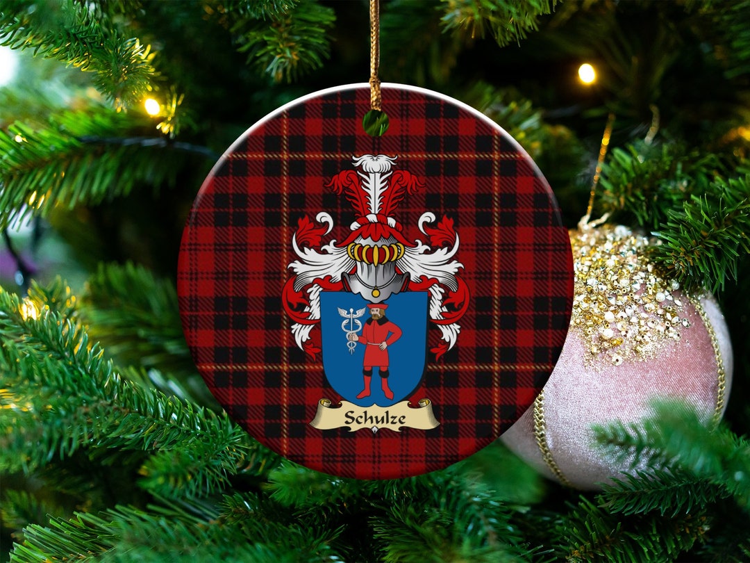 Schulze Family Crest, Personalized Surname Coat of Arms, Custom Name ...