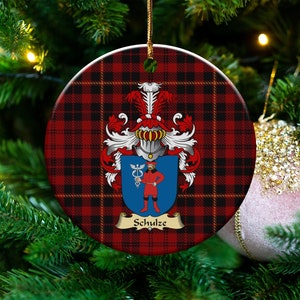 Schulze Family Crest, Personalized Surname Coat of Arms, Custom Name ...